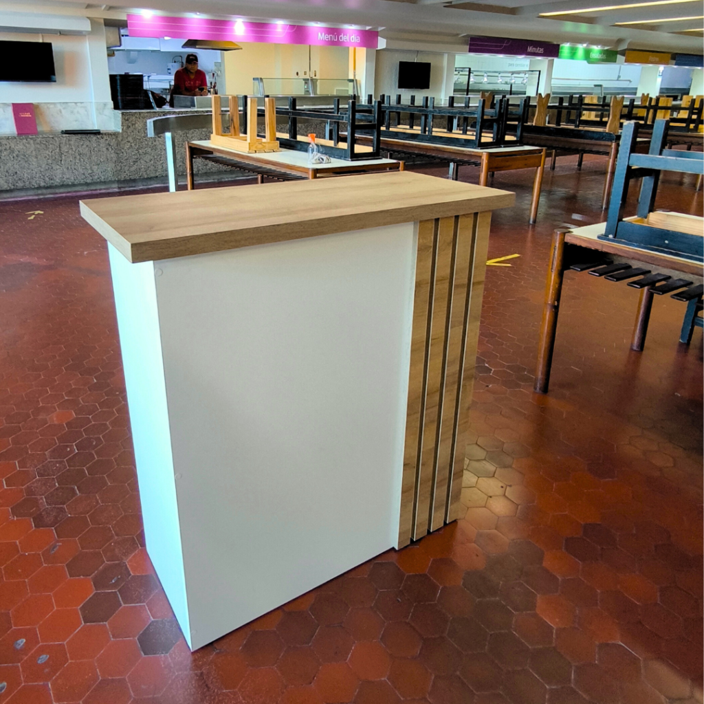 Mostrador varillado – Piezas del sur